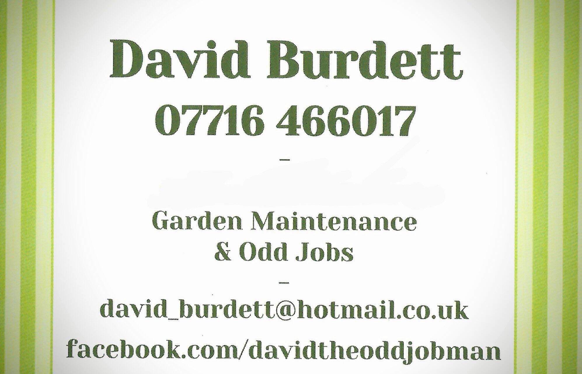 David Burdett - Garden Maintenance Services - Honiton - Nextdoor