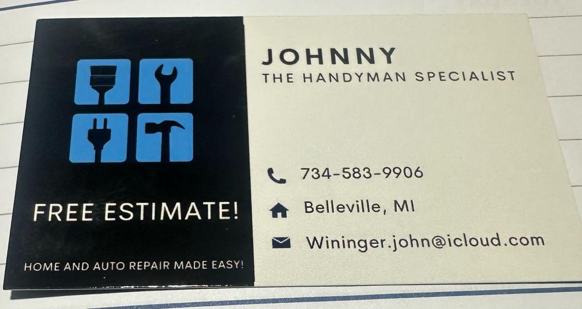 Johnny the handyman specialist - Nextdoor
