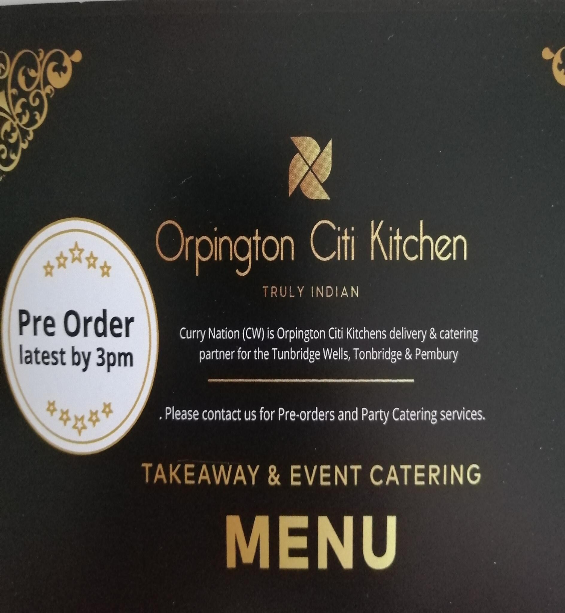 Curry Nation/Orpington Citi Kitchen - Authentic Indian - Tunbridge ...
