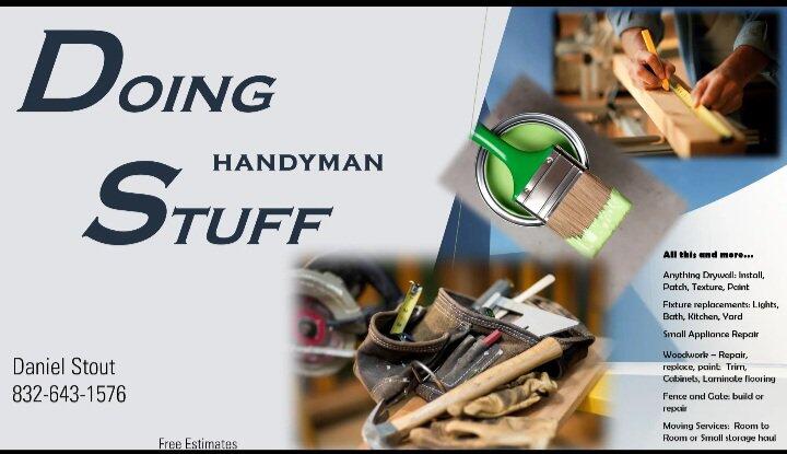 Doing handyman Stuff - Alvin, TX - Nextdoor