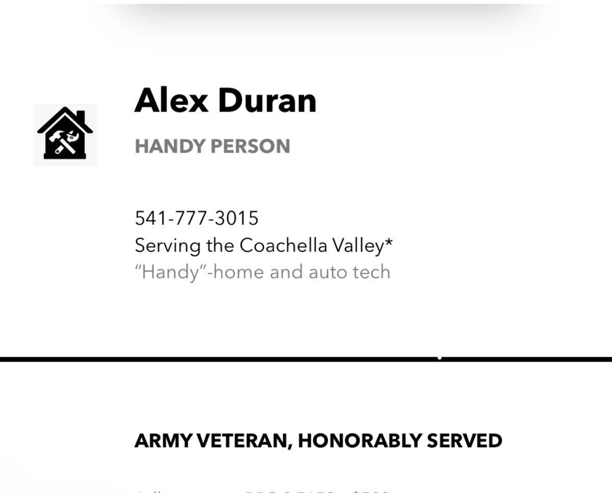 Alex Handy Person, Handyman - Nextdoor
