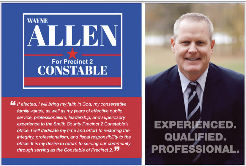 Vote Wayne Allen for Pct 2 Constable - Nextdoor