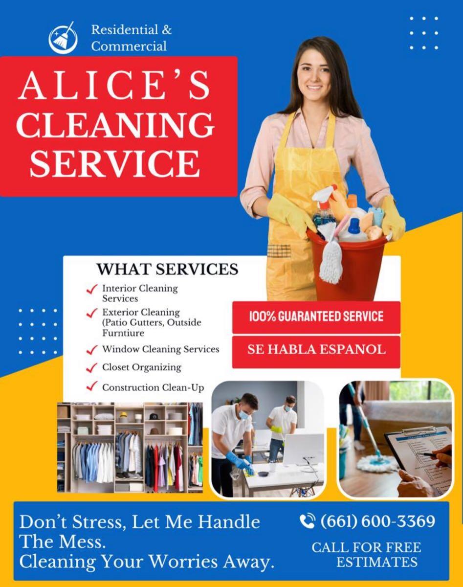 Alice cleaning - Santa Clarita, CA - Nextdoor