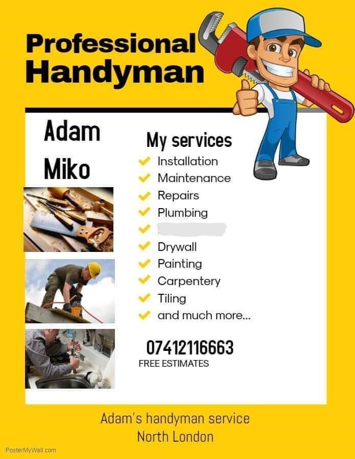 Adam - North London Handyman - London, England - Nextdoor