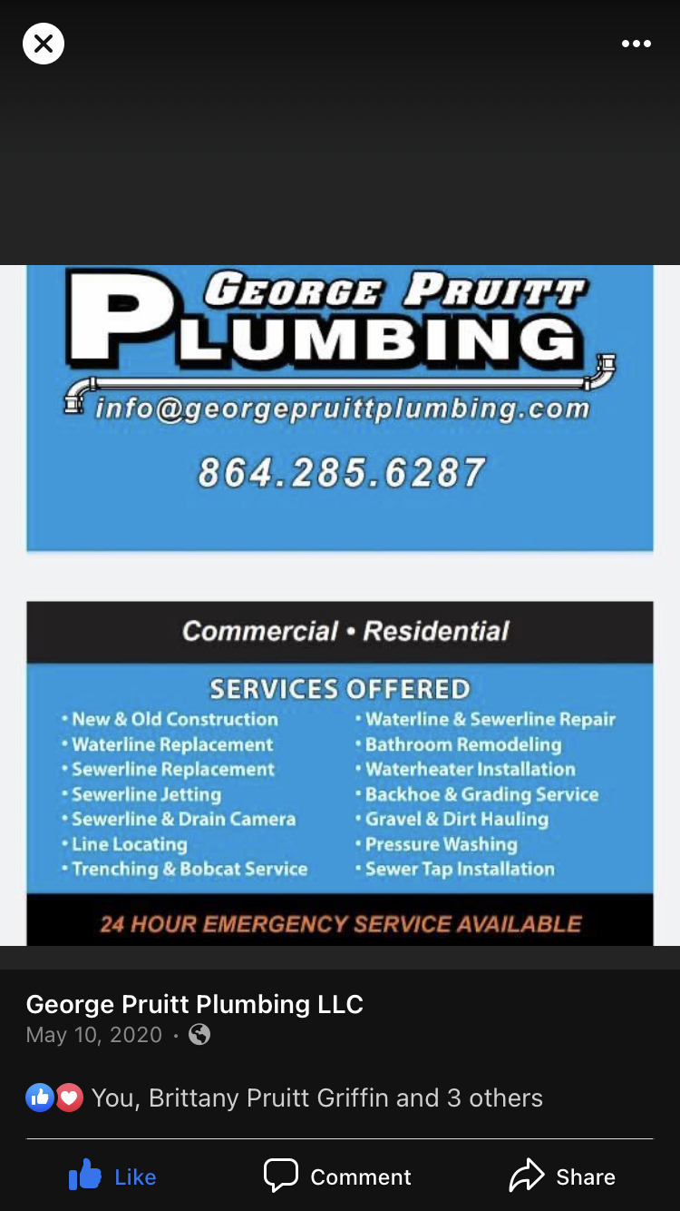 George Pruitt Plumbing - Spartanburg, SC - Nextdoor