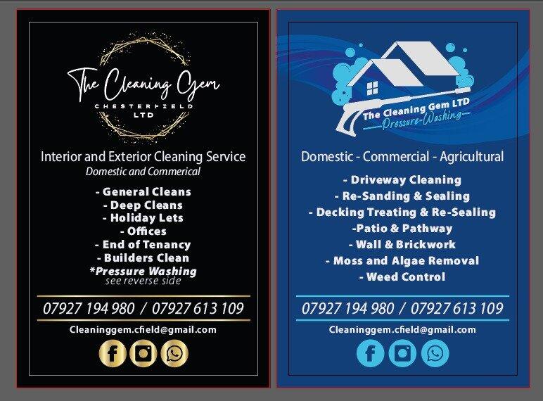 The Cleaning Gem- Chesterfield - Chesterfield, GB-ENG - Nextdoor
