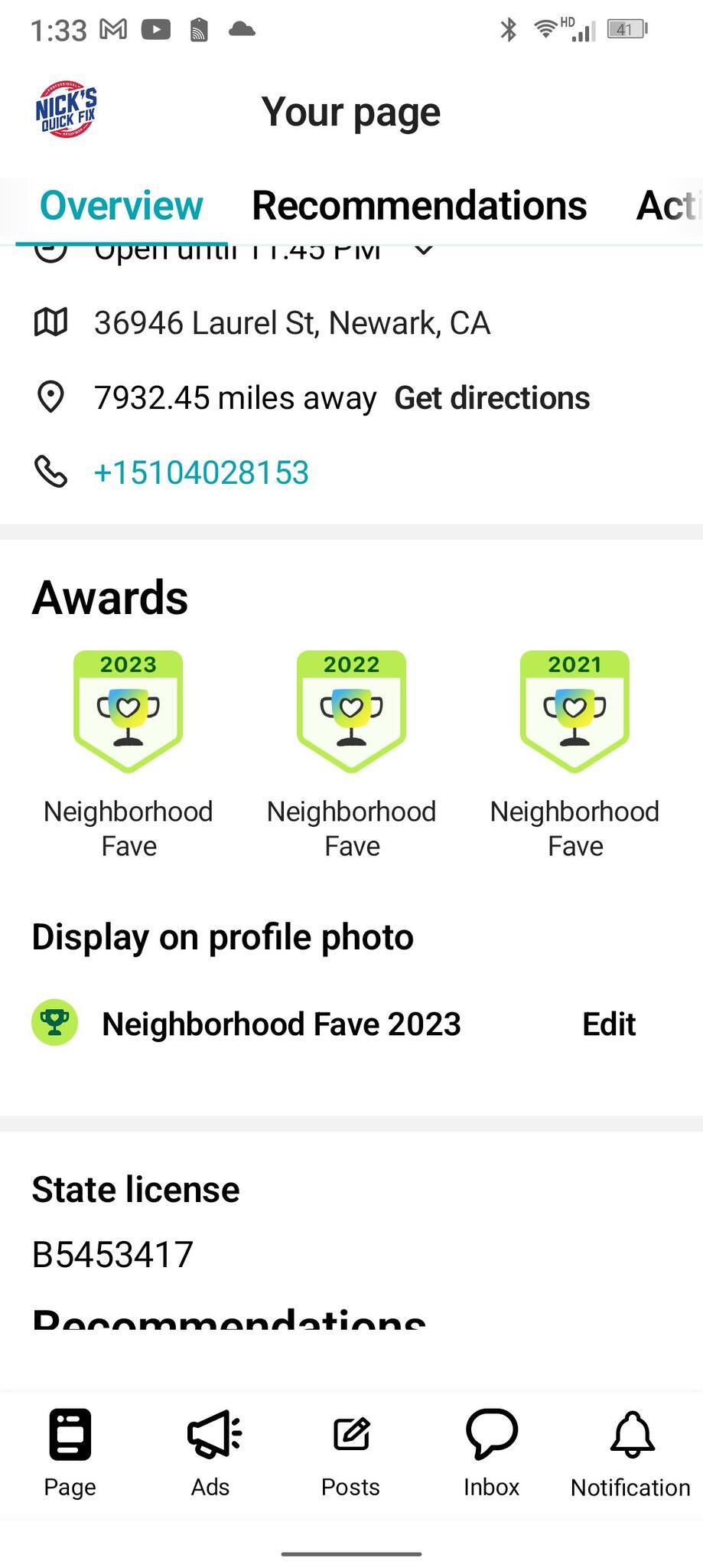 Nick's Quick Fix - Newark, CA - Nextdoor