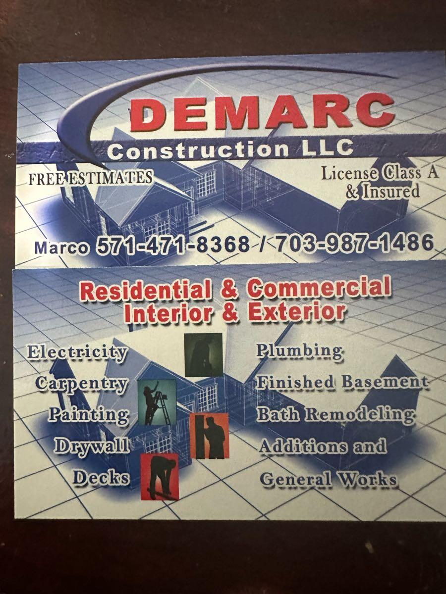 Demarc Constrction LLC - Woodbridge, VA - Nextdoor