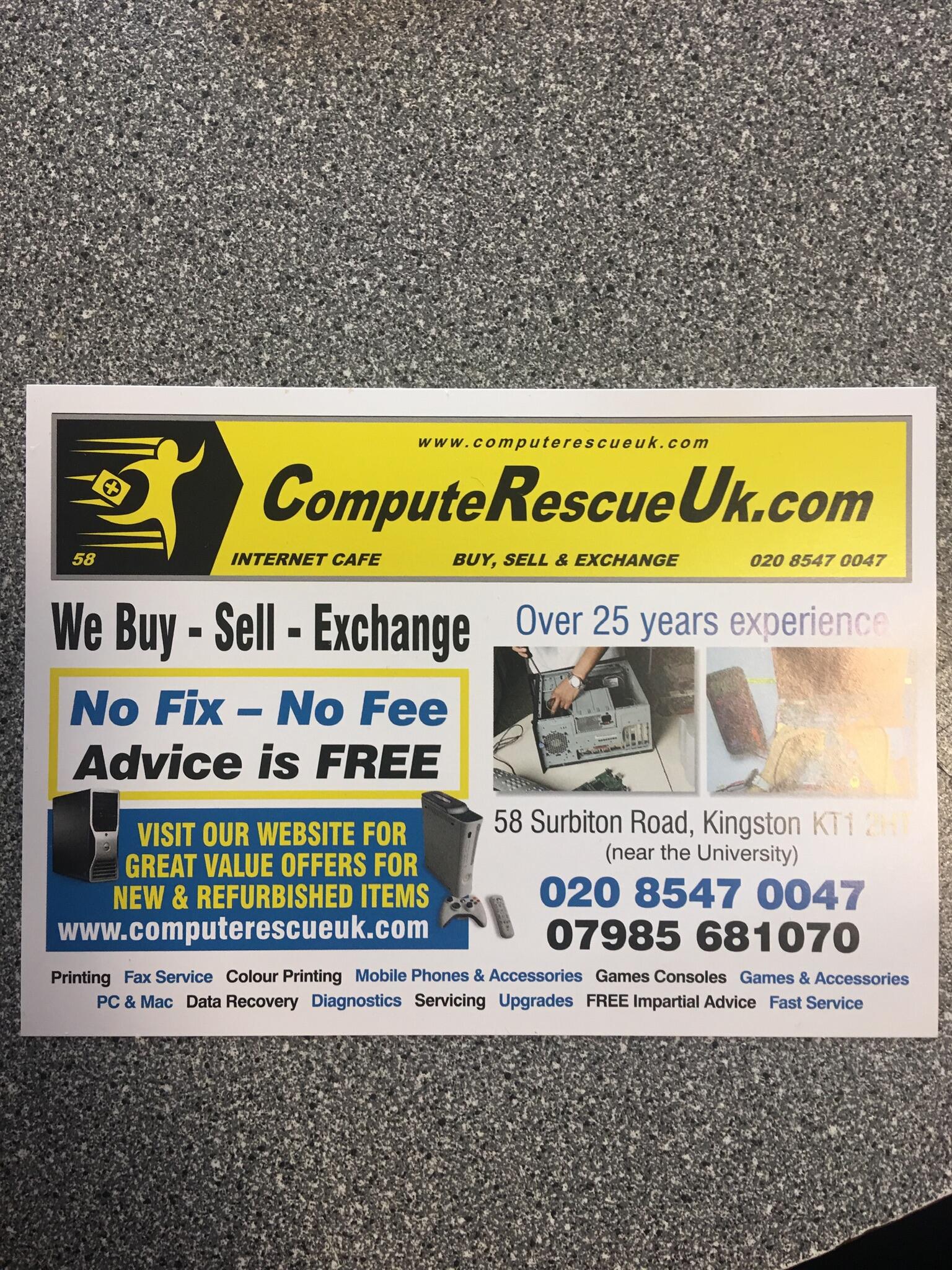 Computer rescue UK - Kingston Upon Thames - Nextdoor