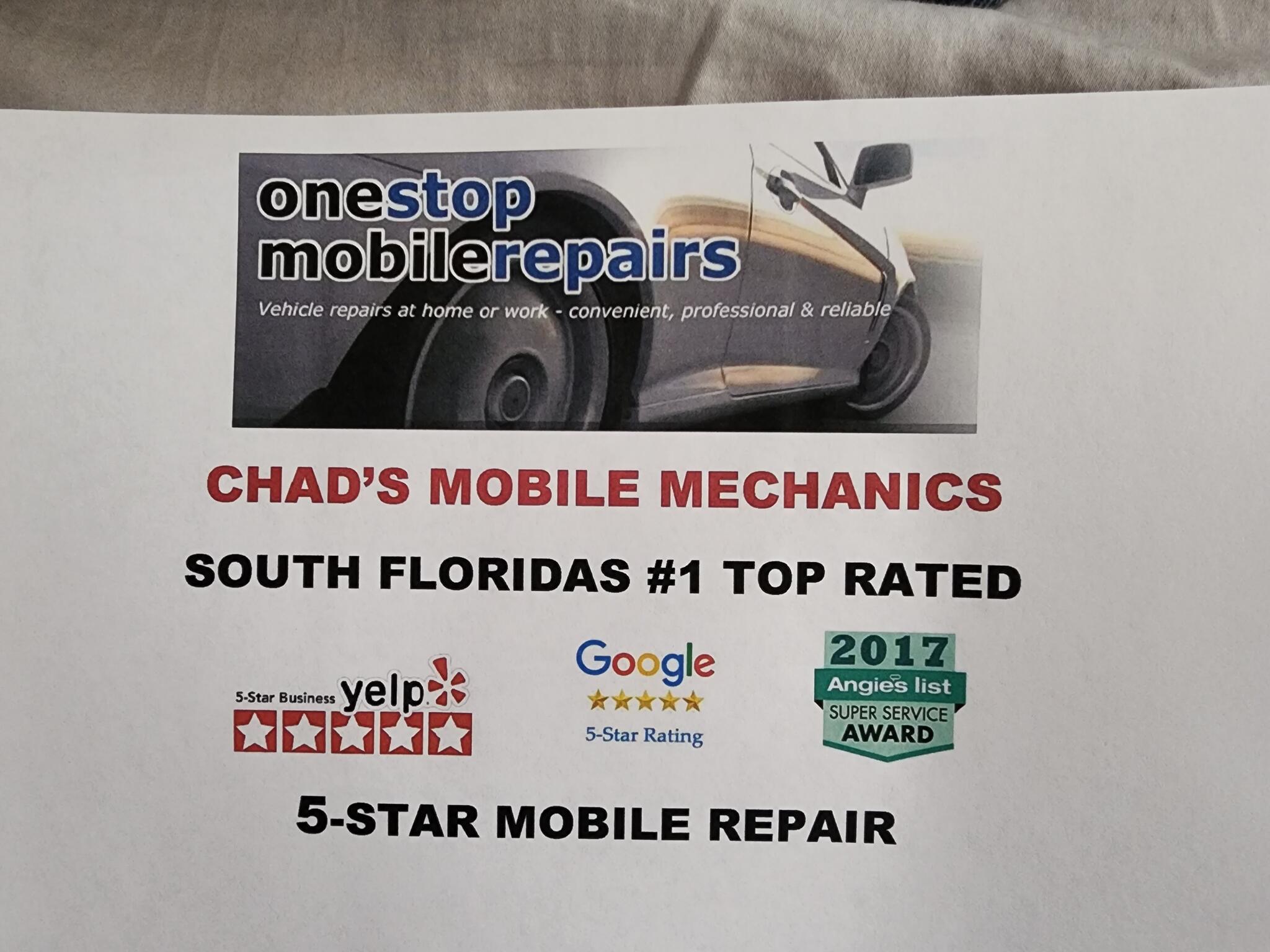 Chad's Mobile Mechanic - Sunrise, FL - Nextdoor