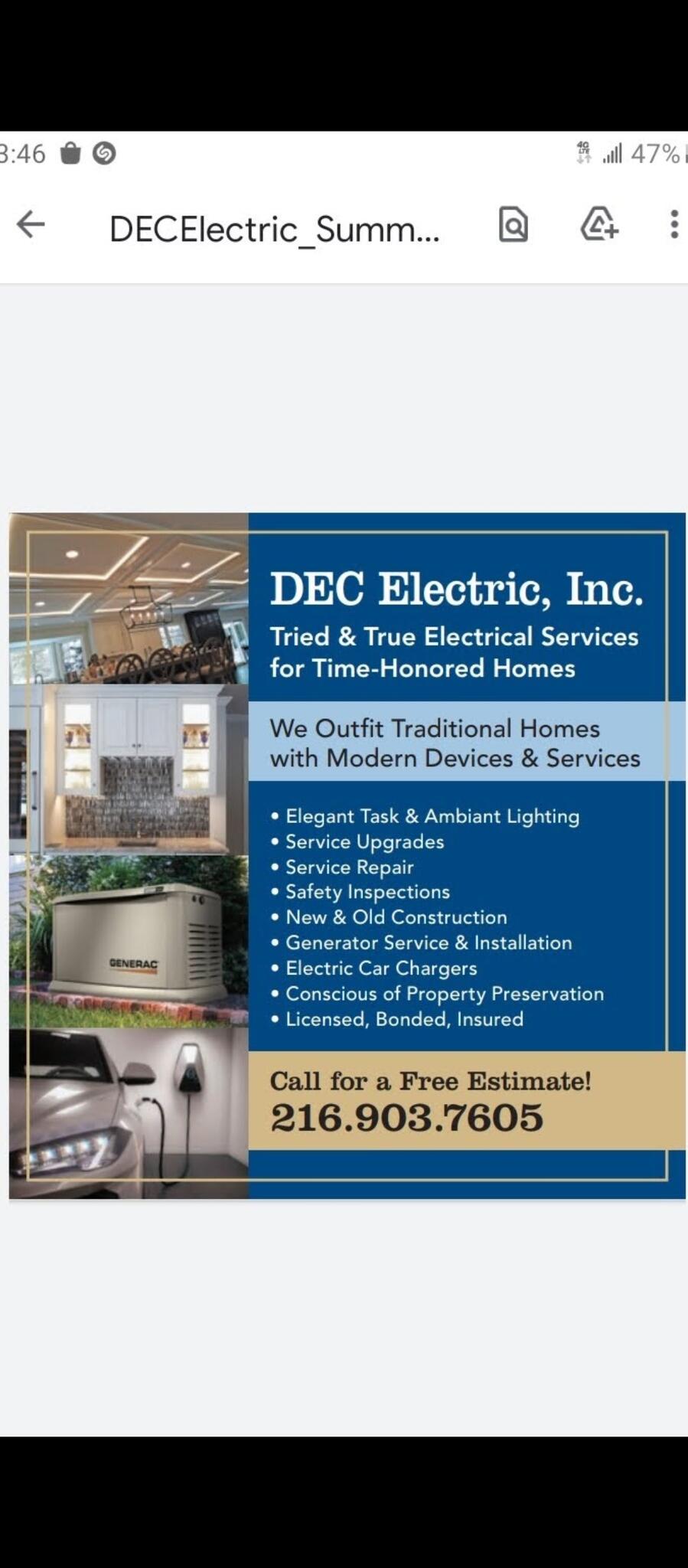 DEC ELECTRIC, INC. - Parma, OH - Nextdoor