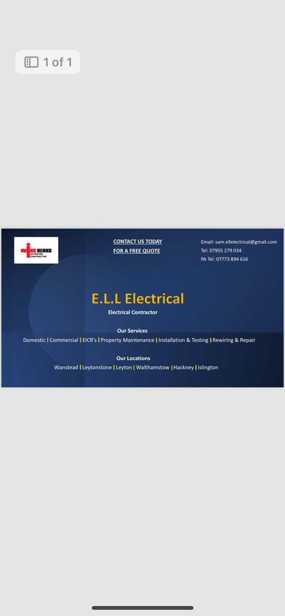 E.L.L Electrical - Nextdoor