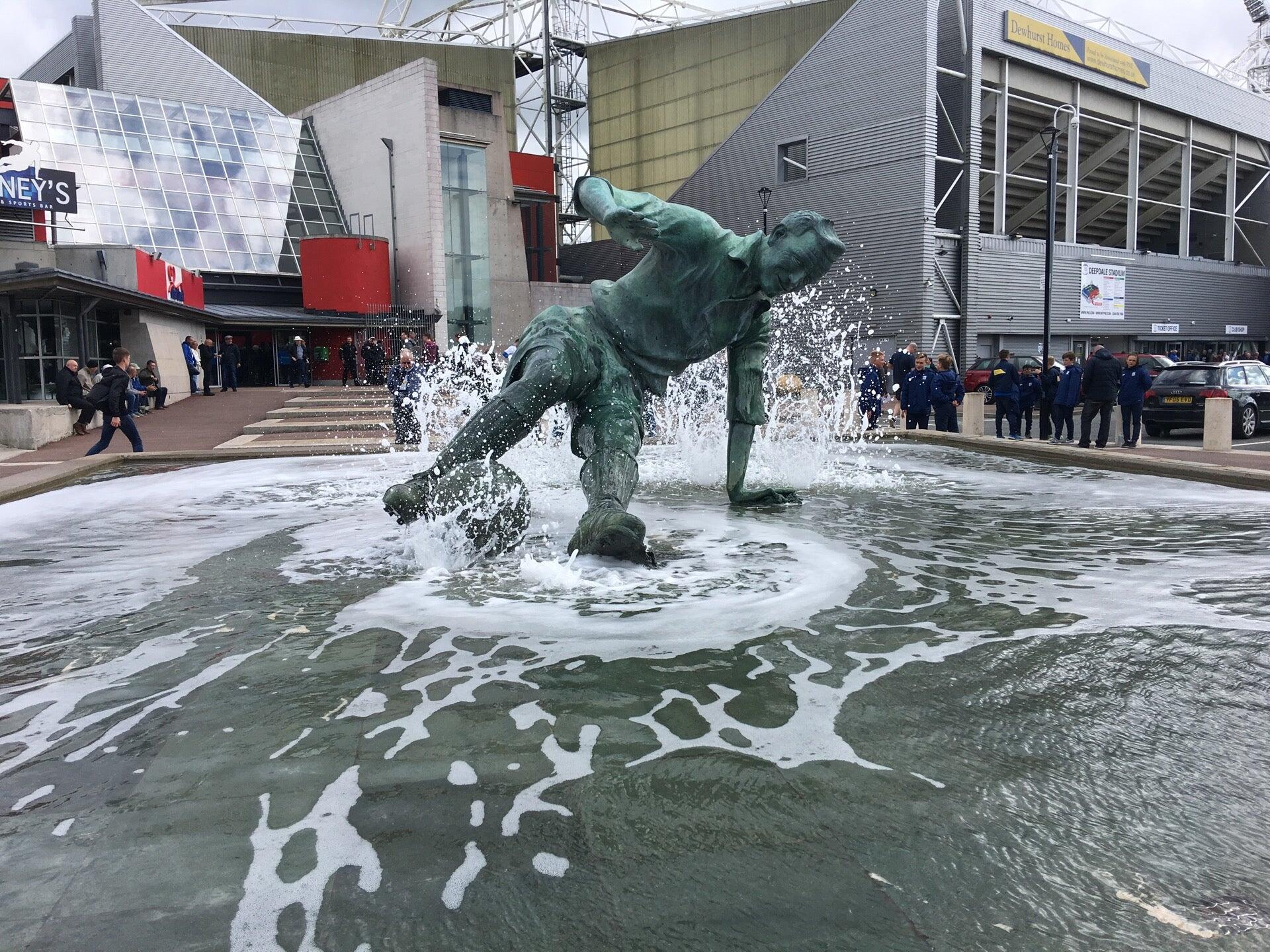 Sir Tom Finney Splash Statue - Preston - Nextdoor