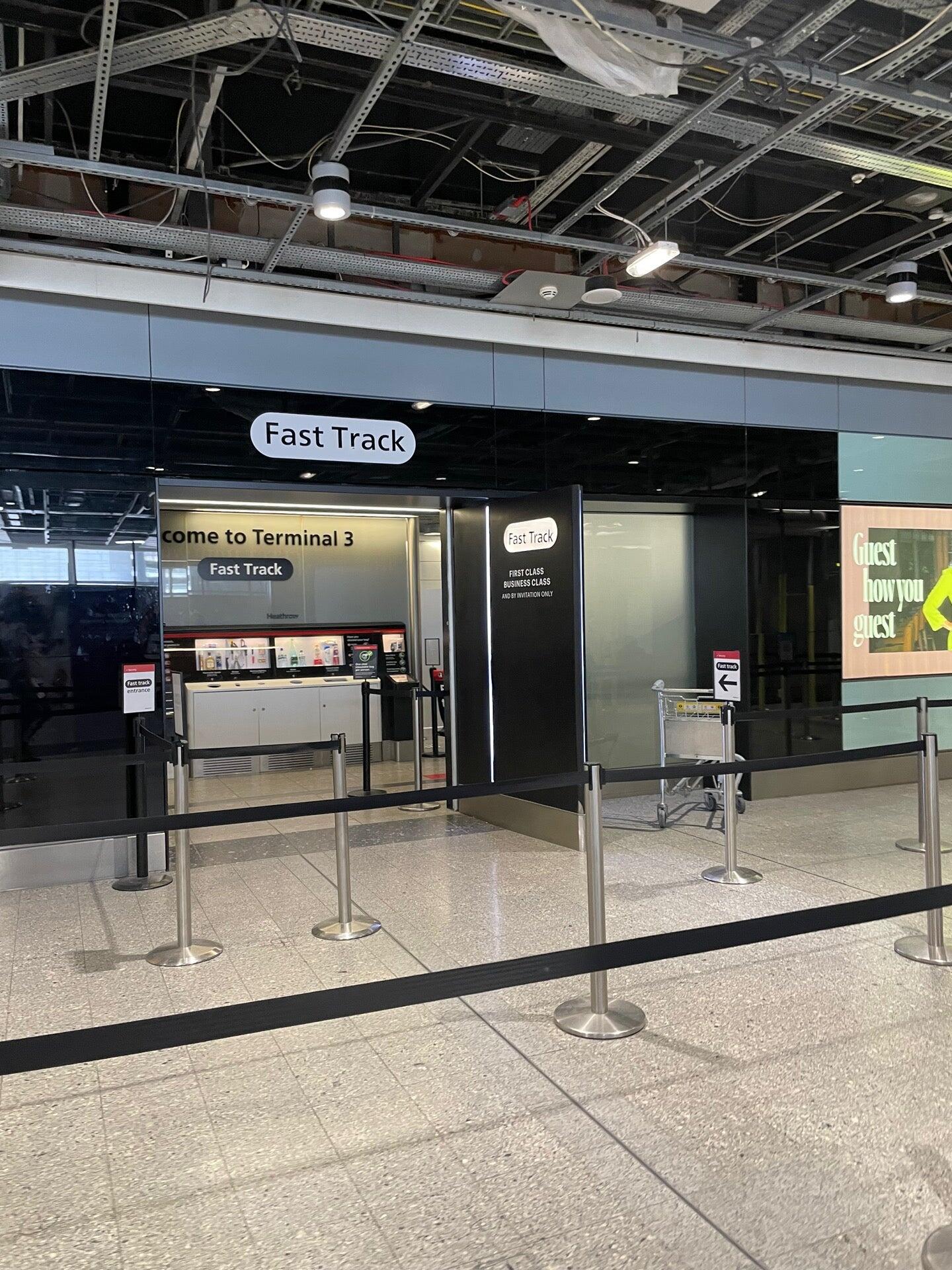 T3 Fast Track Security/Passport Control - Ashford - Nextdoor