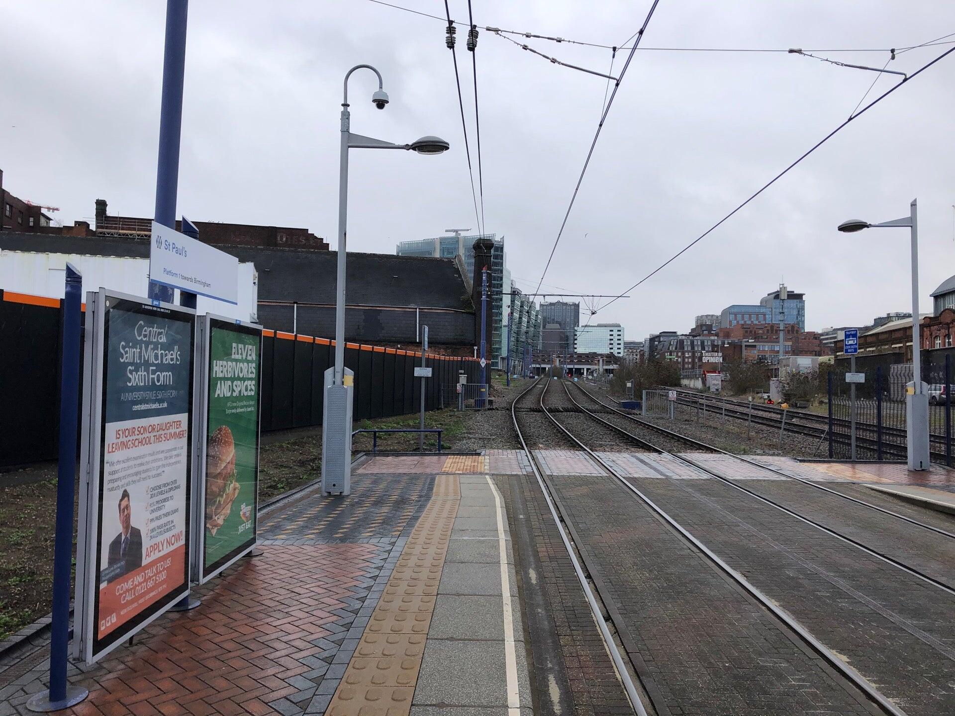 St Paul's tram stop - Birmingham - Nextdoor
