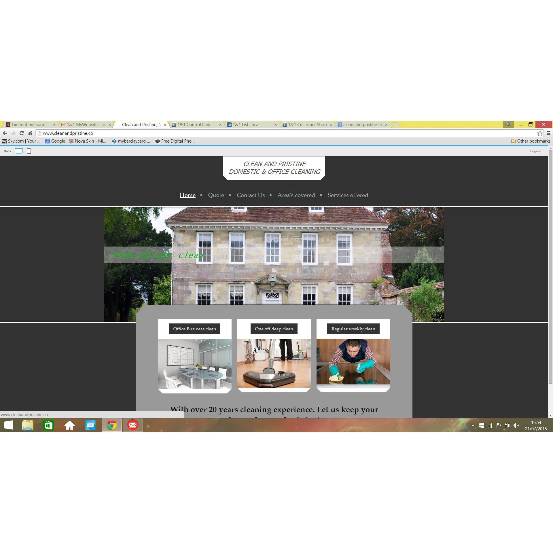 Clean and Pristine Domestic and Office Cleaning - Thirsk - Nextdoor