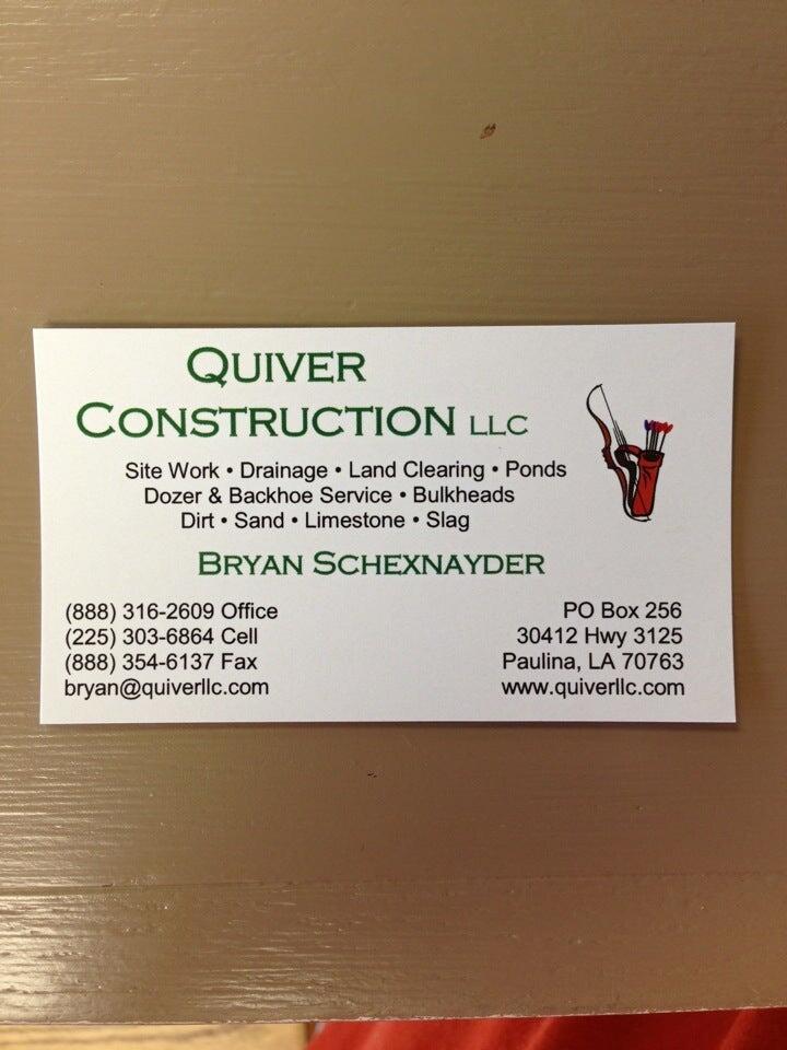 Quiver Construction - Paulina, LA - Nextdoor