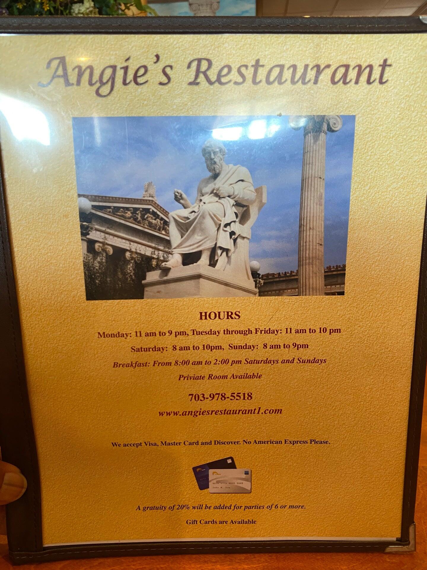 Angies Restaurant - Fairfax, VA - Nextdoor