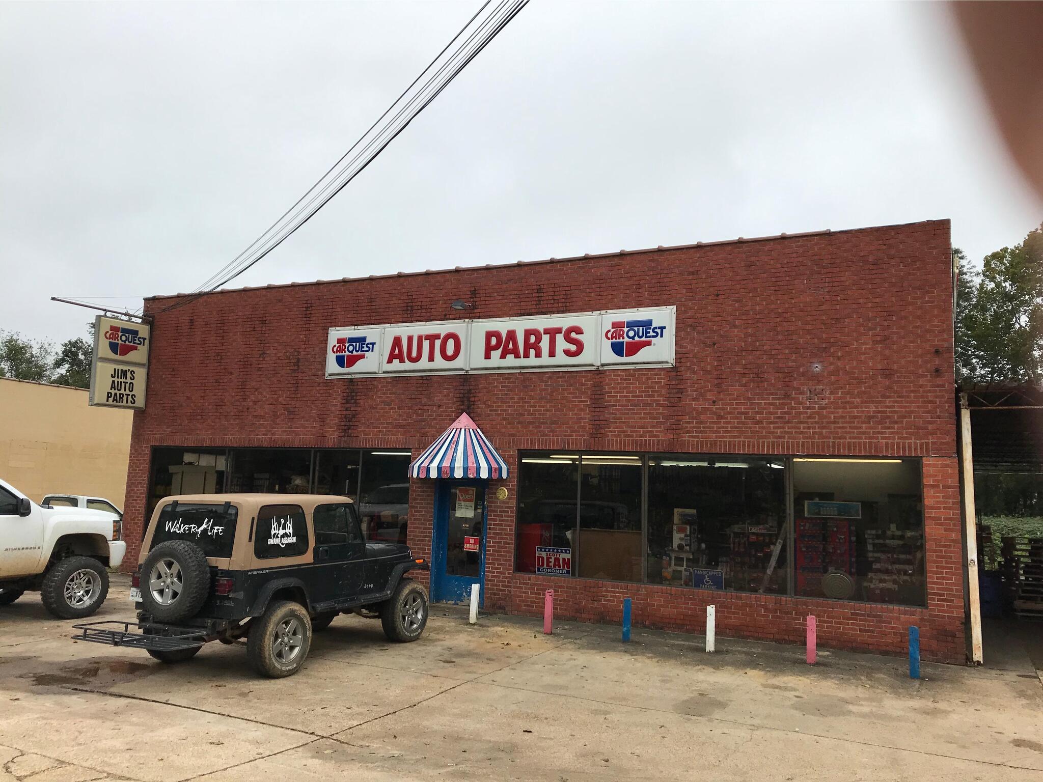 Jim's auto parts store