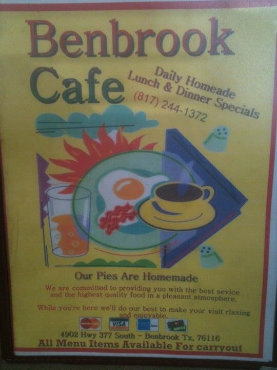 Benbrook Cafe - Fort Worth, TX - Nextdoor