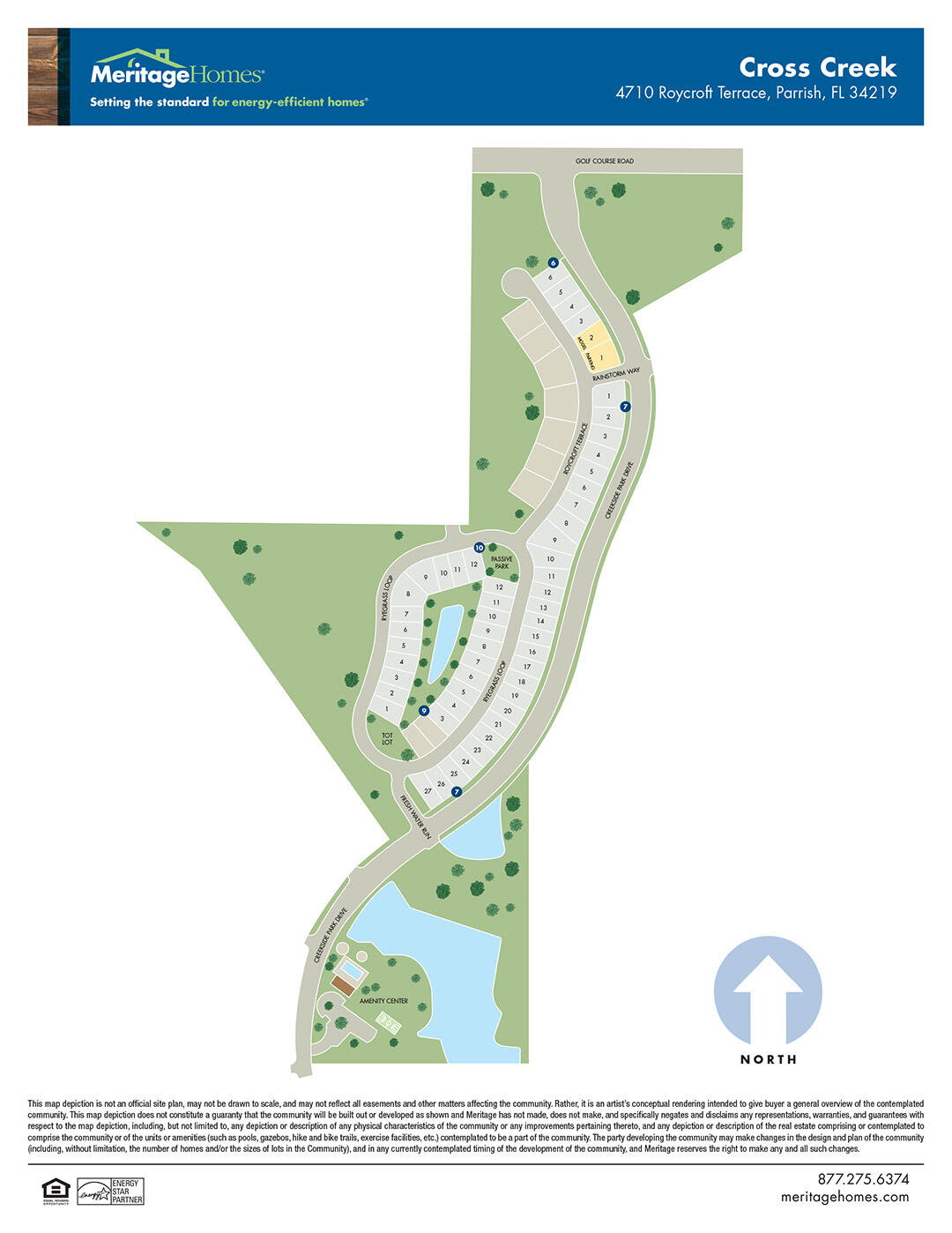 Cross Creek By Meritage Homes