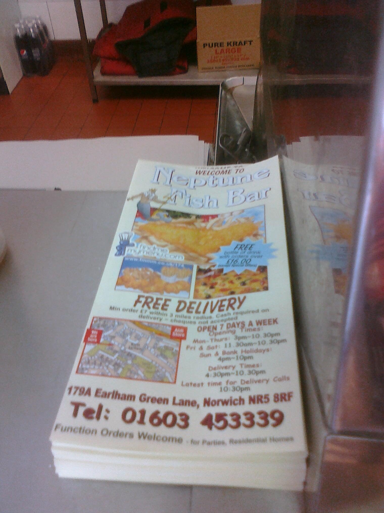 Neptune Fish Bar - Norwich - Nextdoor