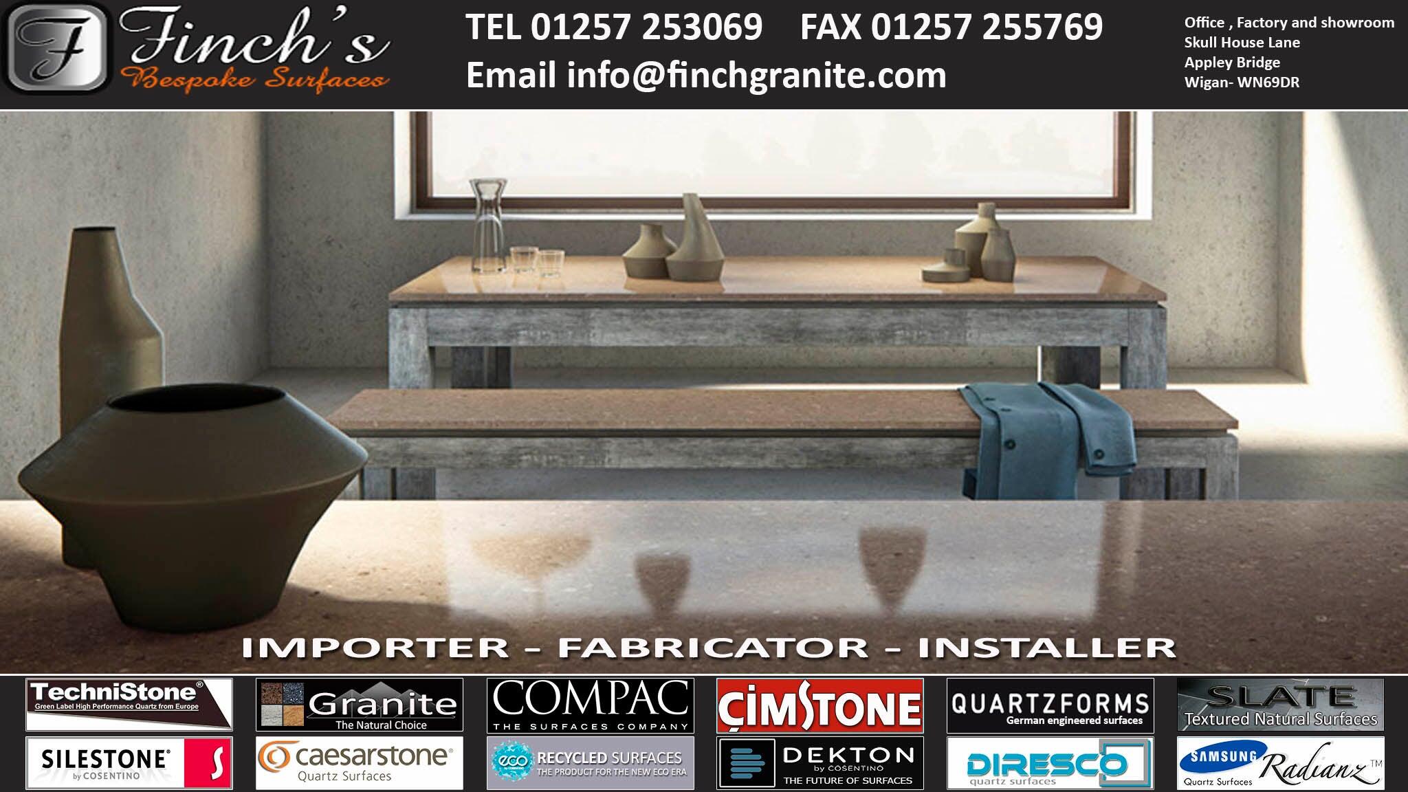 Finch's Stone and Marble Granite and Quartz worktops - Appley Bridge ...