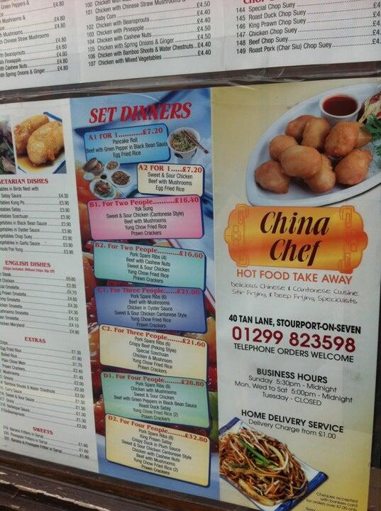 China Chef - Stourport-on-Severn - Nextdoor