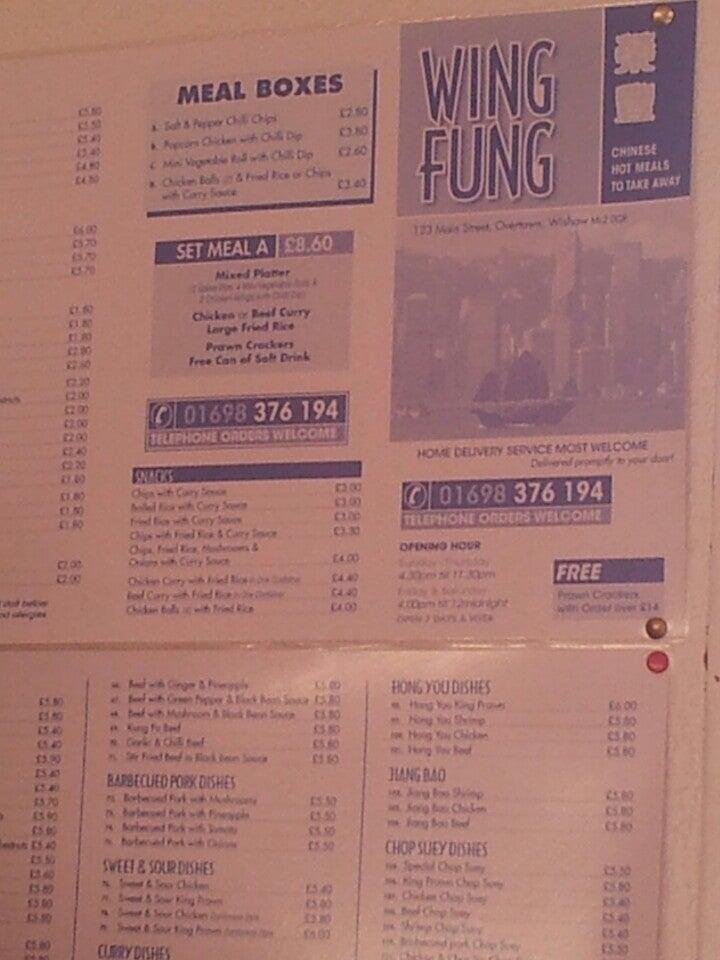 Wing Fung Restaurant - Wishaw - Nextdoor
