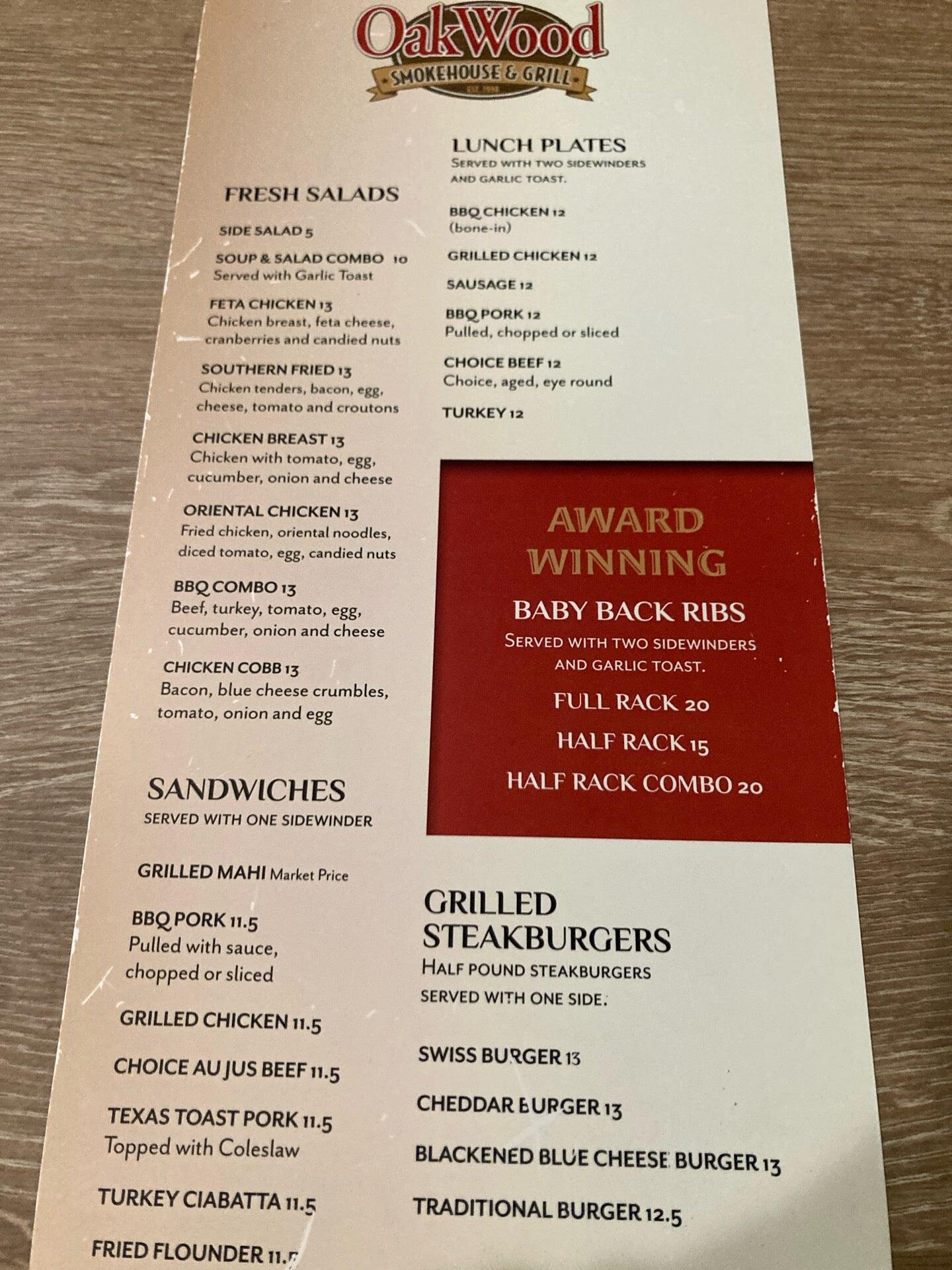 Oakwood Smokehouse Grill Clermont FL Nextdoor