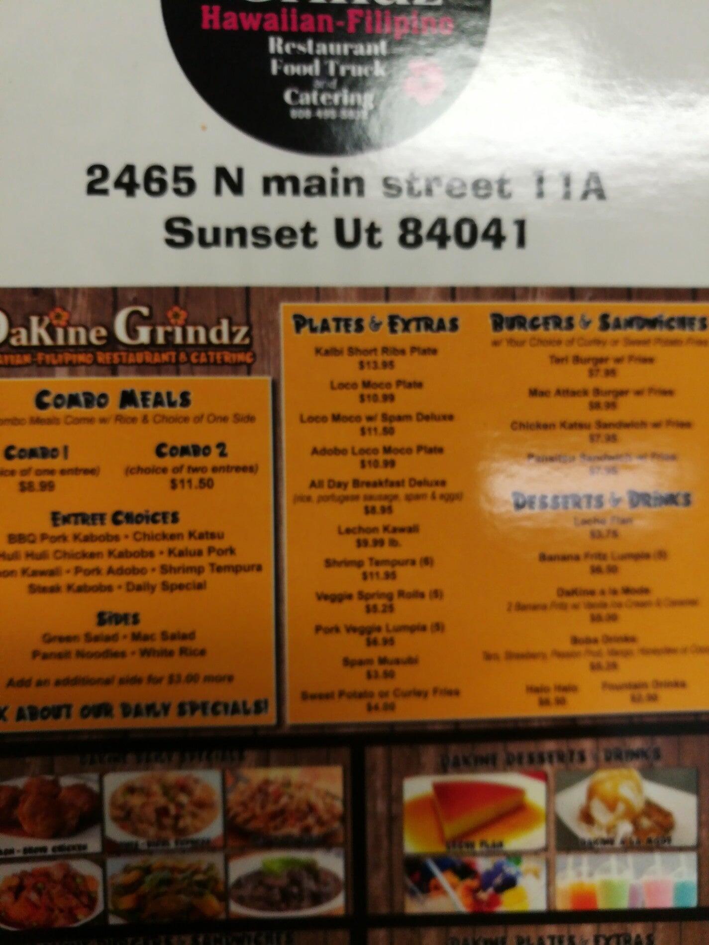 Dakine Grindz Restaurant, Food Truck & Catering - Hawaiian and Filipino ...