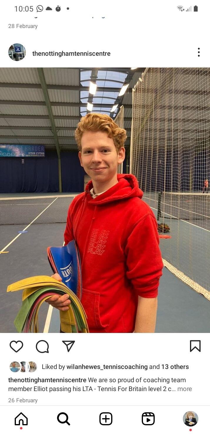 Elliot Sykes Tennis - Nextdoor
