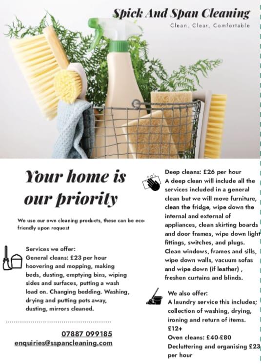 Spick and Span Cleaning - Nextdoor