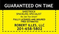 Robert Illes Drywall Construction - Hamburg, NJ - Nextdoor