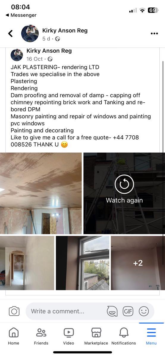 JAK PLASTERING AND DAMP PROOFING LTD - Luton, England - Nextdoor