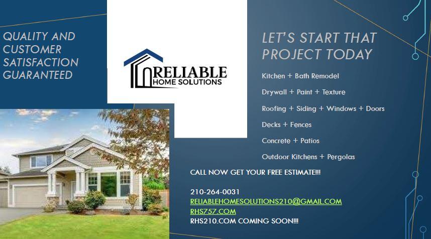 Reliable Home Solutions 210 - San Antonio, TX - Nextdoor