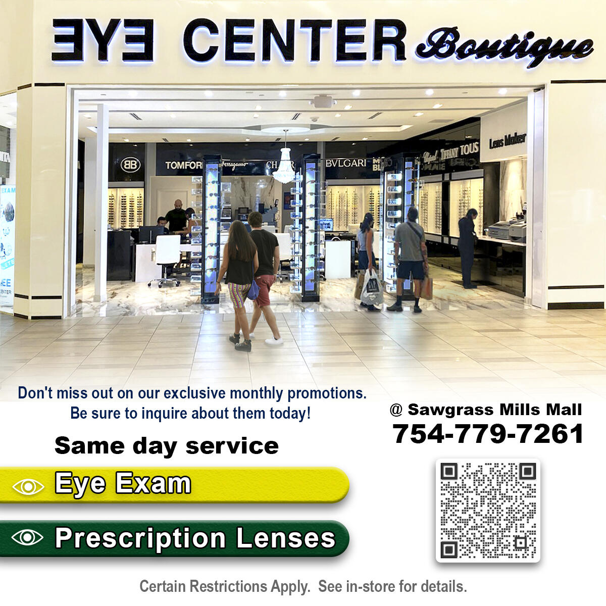 Eye Center Boutique Sawgrass Mills Mall - Sunrise, FL - Nextdoor