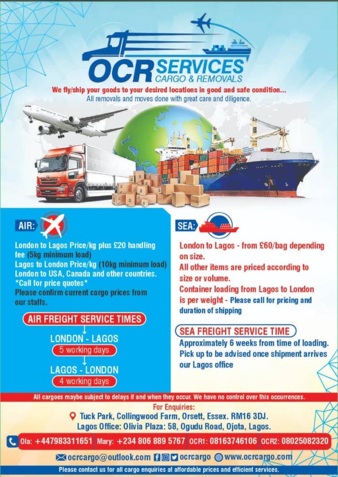 OCR Cargo - Nextdoor