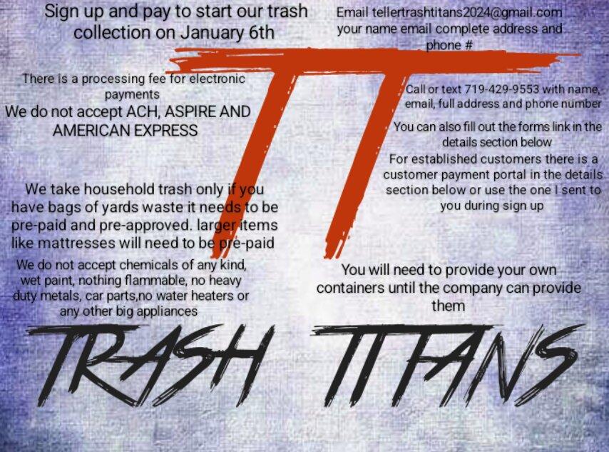 trash titans - Florissant, CO - Nextdoor