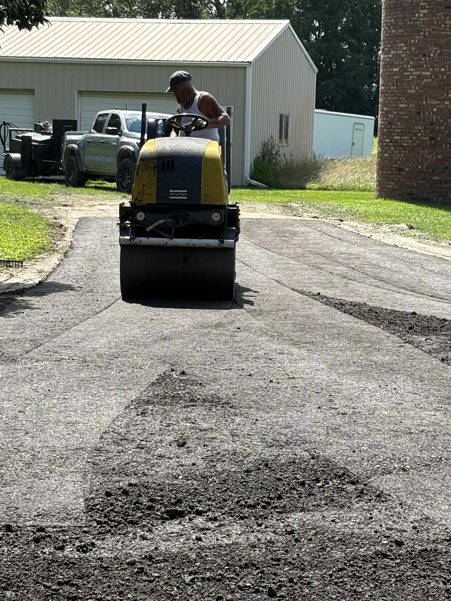 Driveway asphalt millings and chip seal - North Augusta, SC - Nextdoor