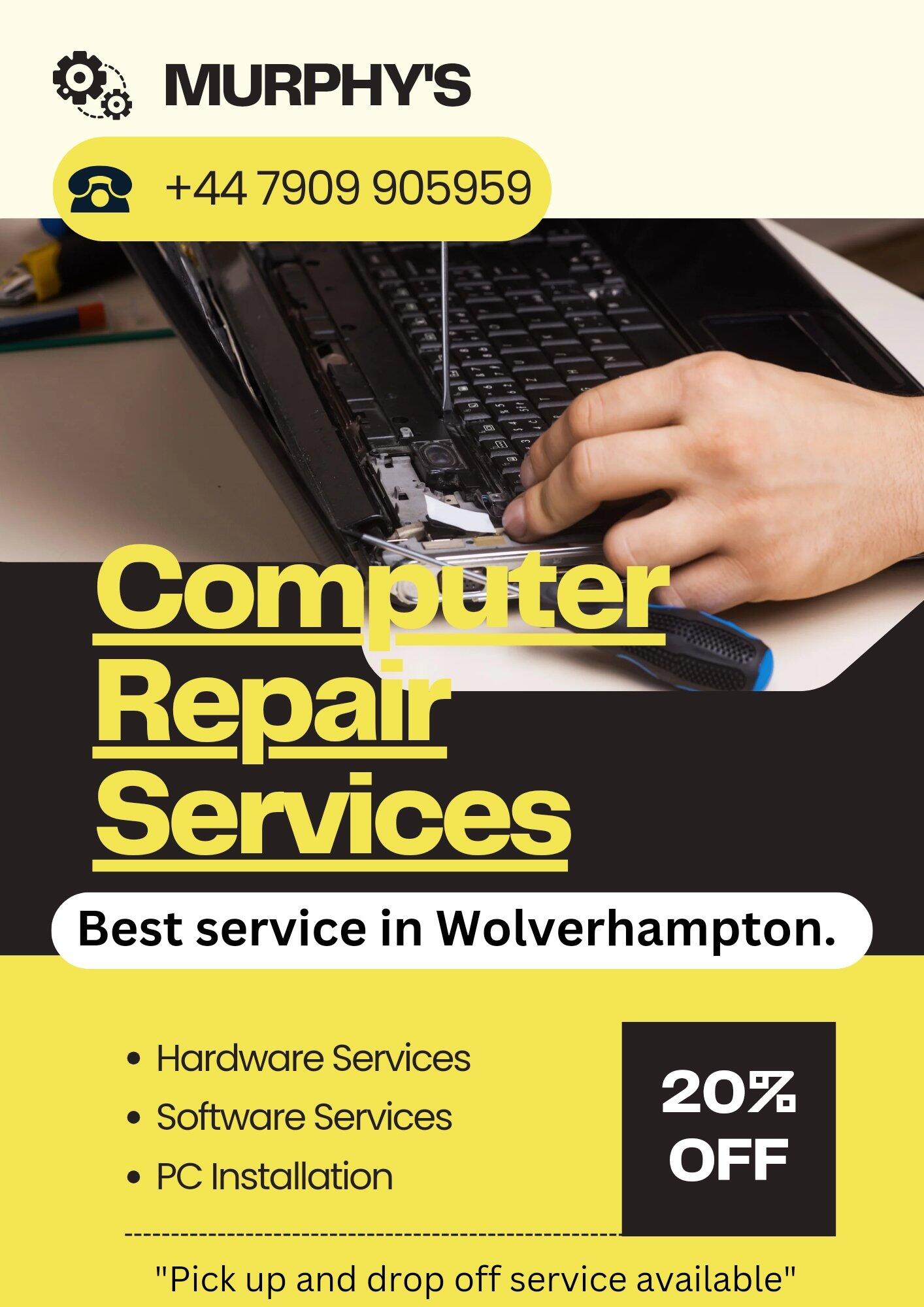 Murphy computer repairs - Wolverhampton - Nextdoor