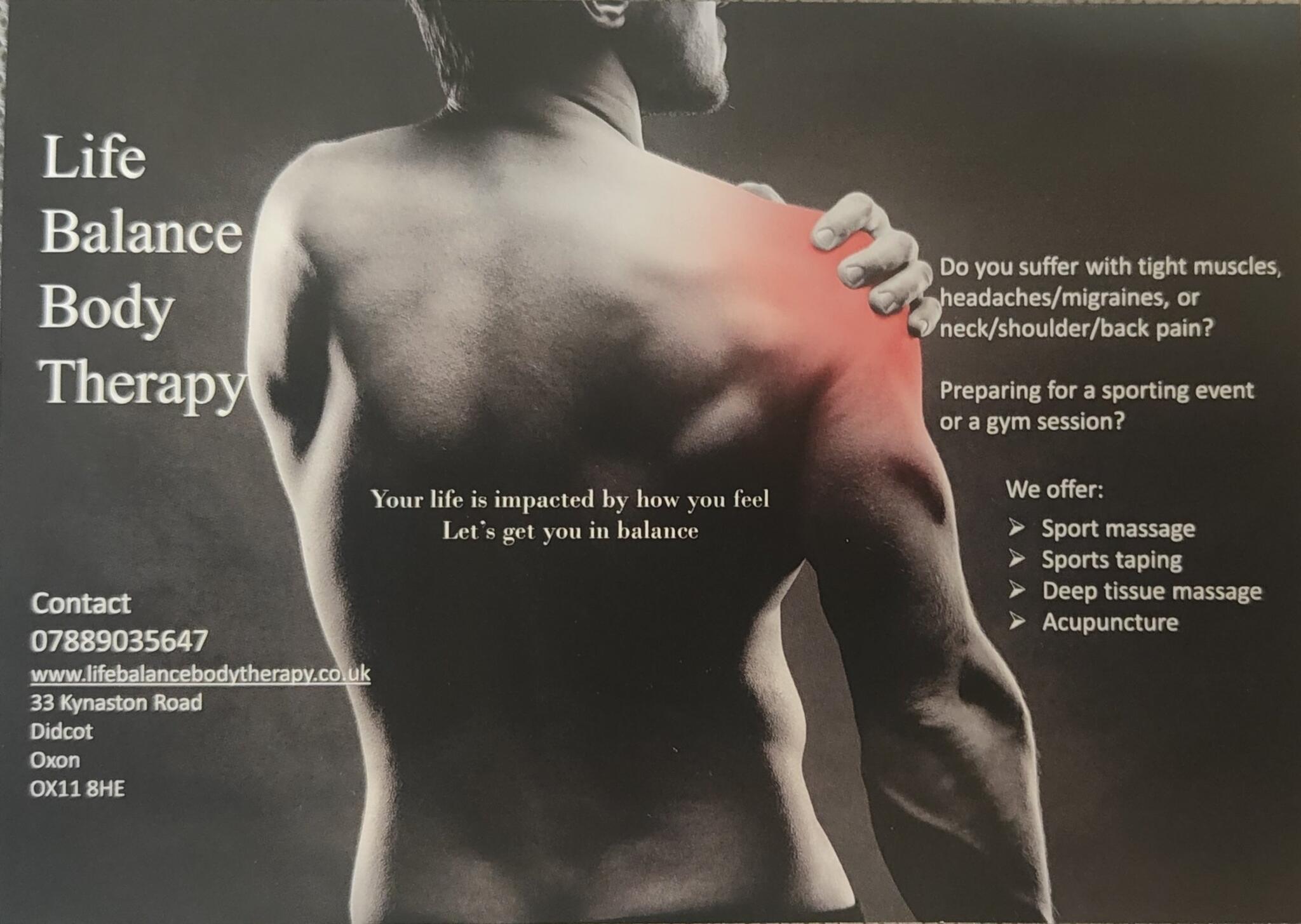 life balance body therapy - Didcot - Nextdoor