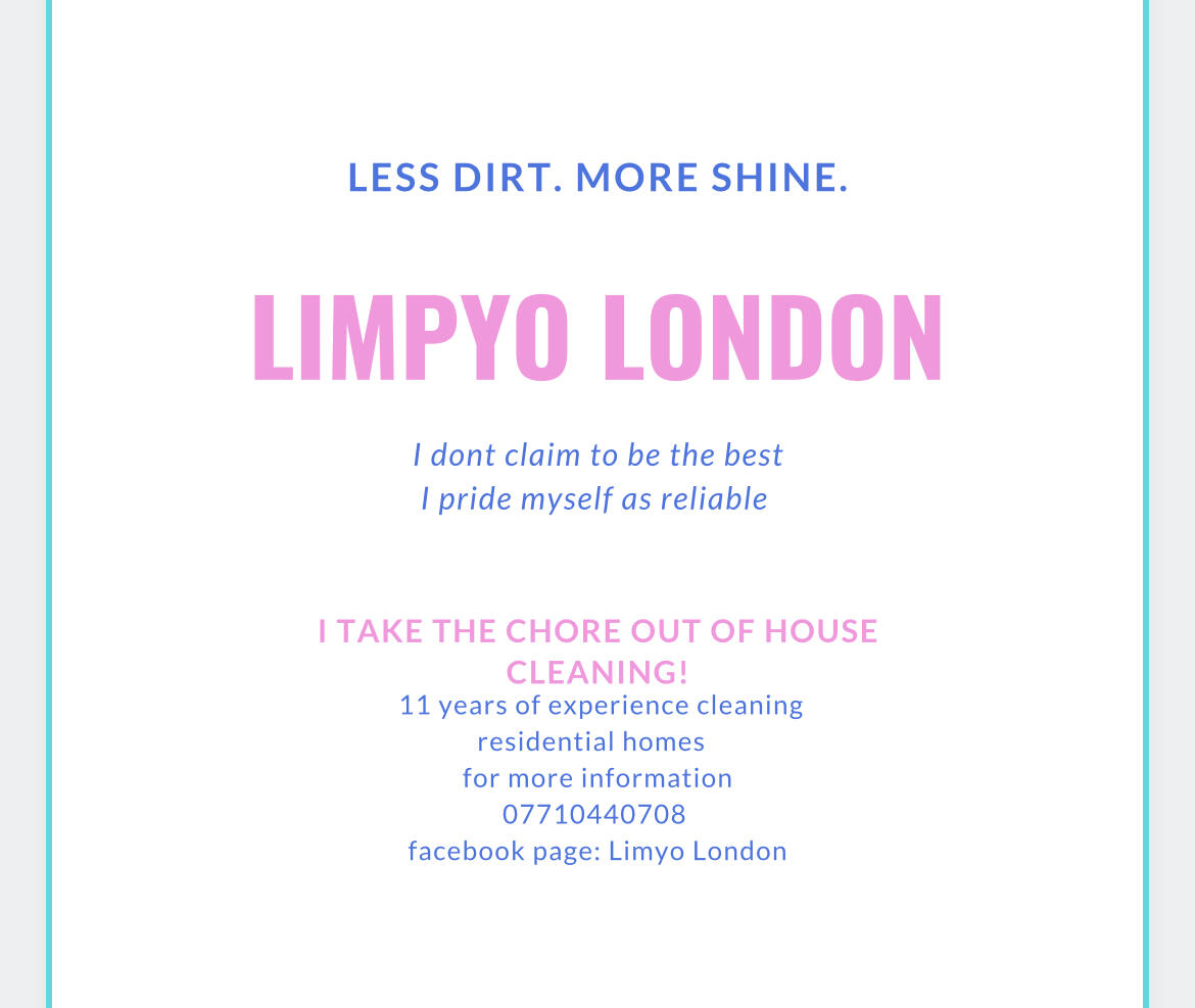 Limpyo London - London, England - Nextdoor