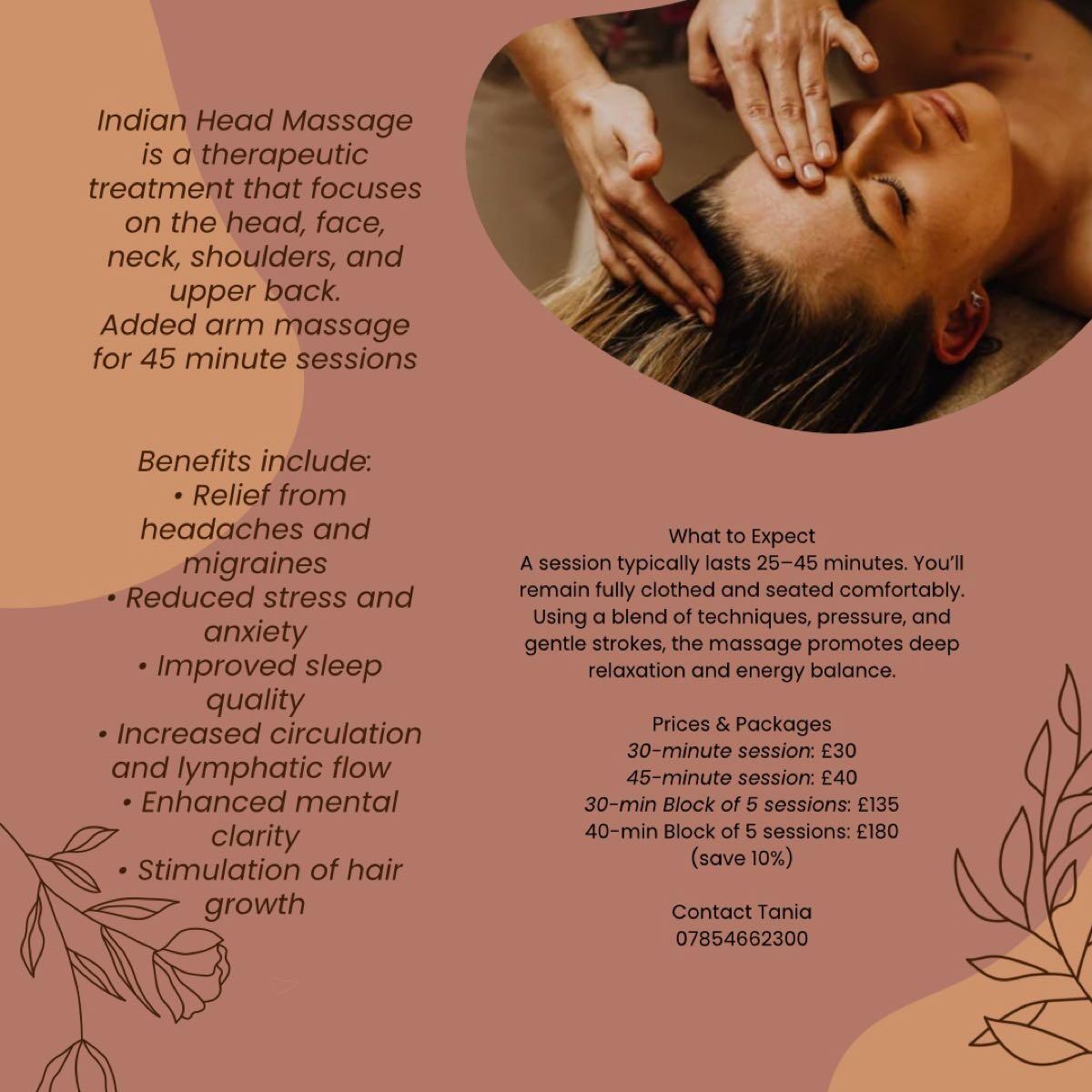 Indian head massage - London, England - Nextdoor