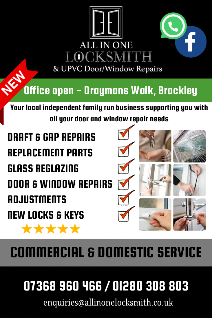 ALL in ONE LOCKSMITH & UPVC Door Window Repair's - Brackley - Nextdoor