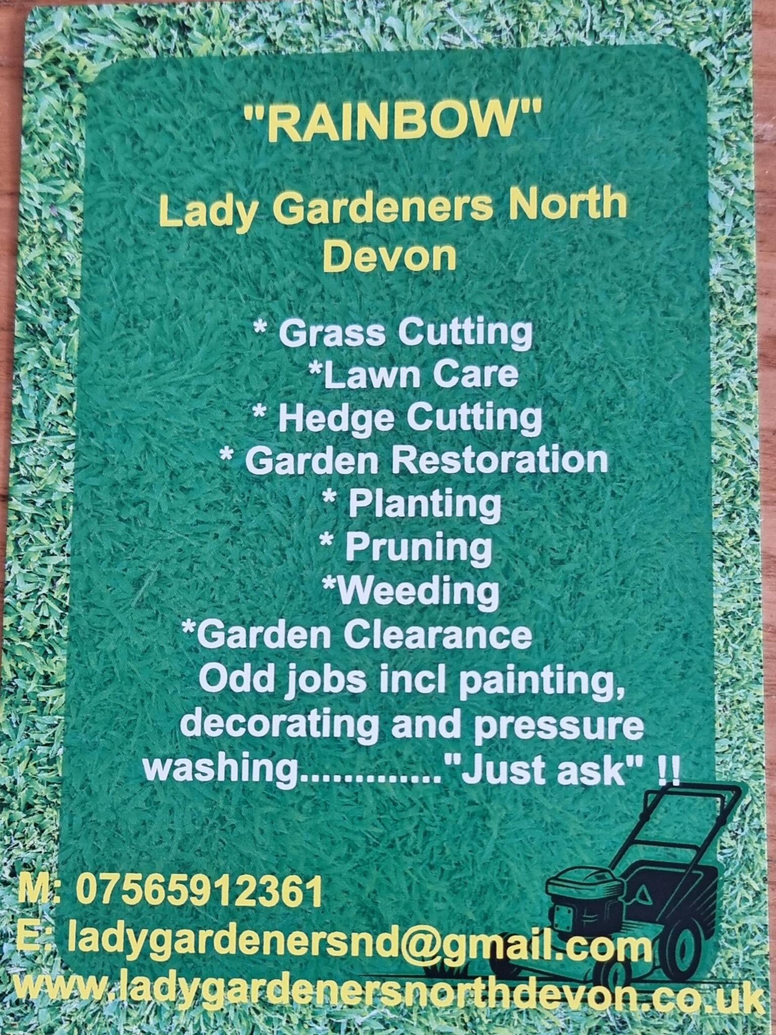 "Rainbow" Lady Gardeners. - Nextdoor