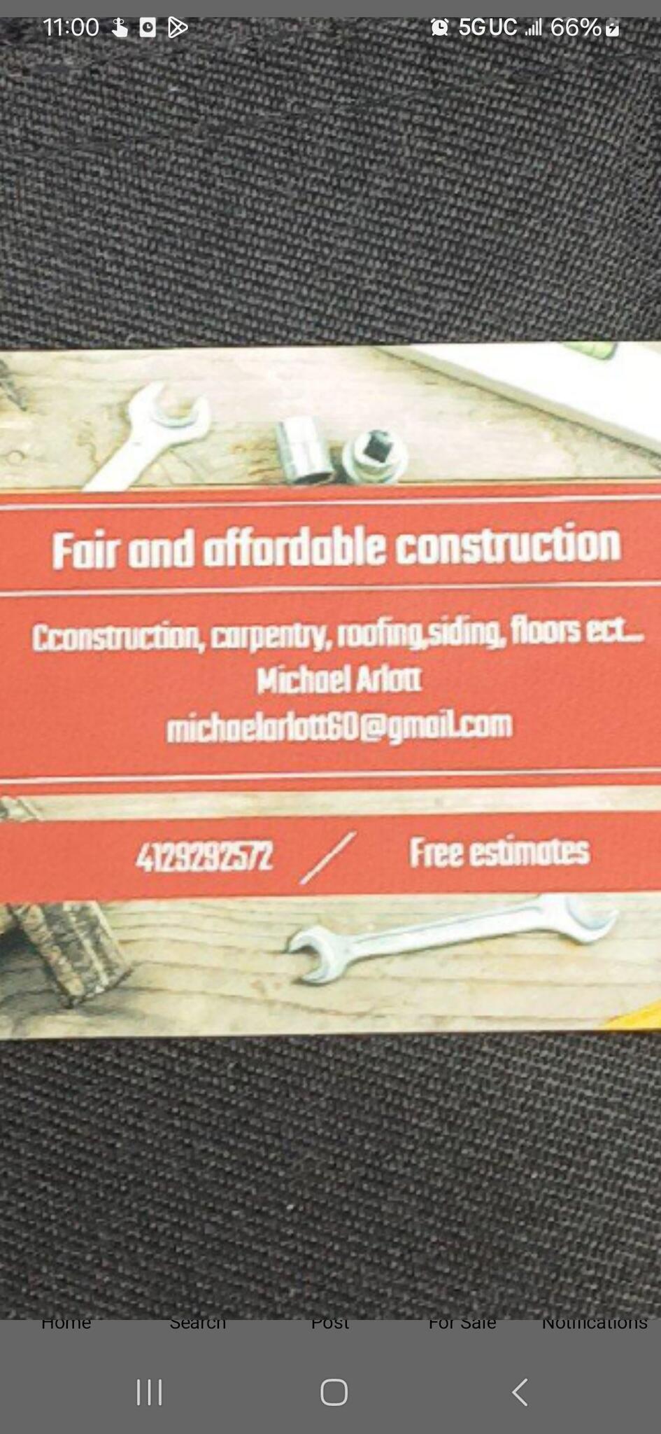 FAIR AND AFFORDABLE CONSTRUCTION - Nextdoor