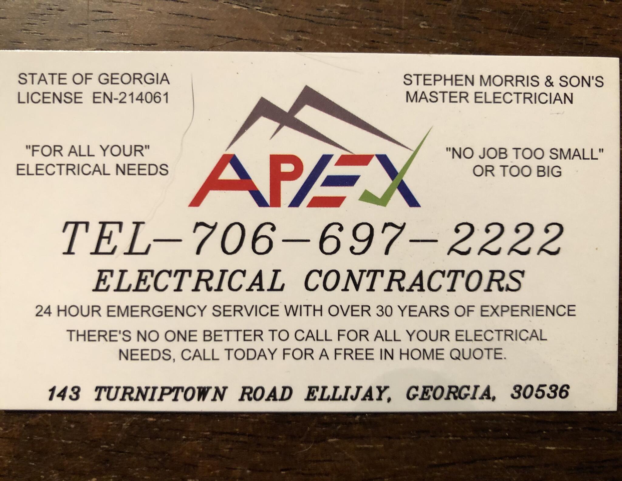 Apex Electrical Contractors Ellijay Ga Nextdoor