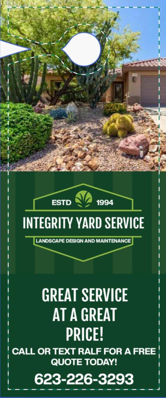 Integrity Yard Service Landscape Design and Maintenance - El Mirage, AZ ...