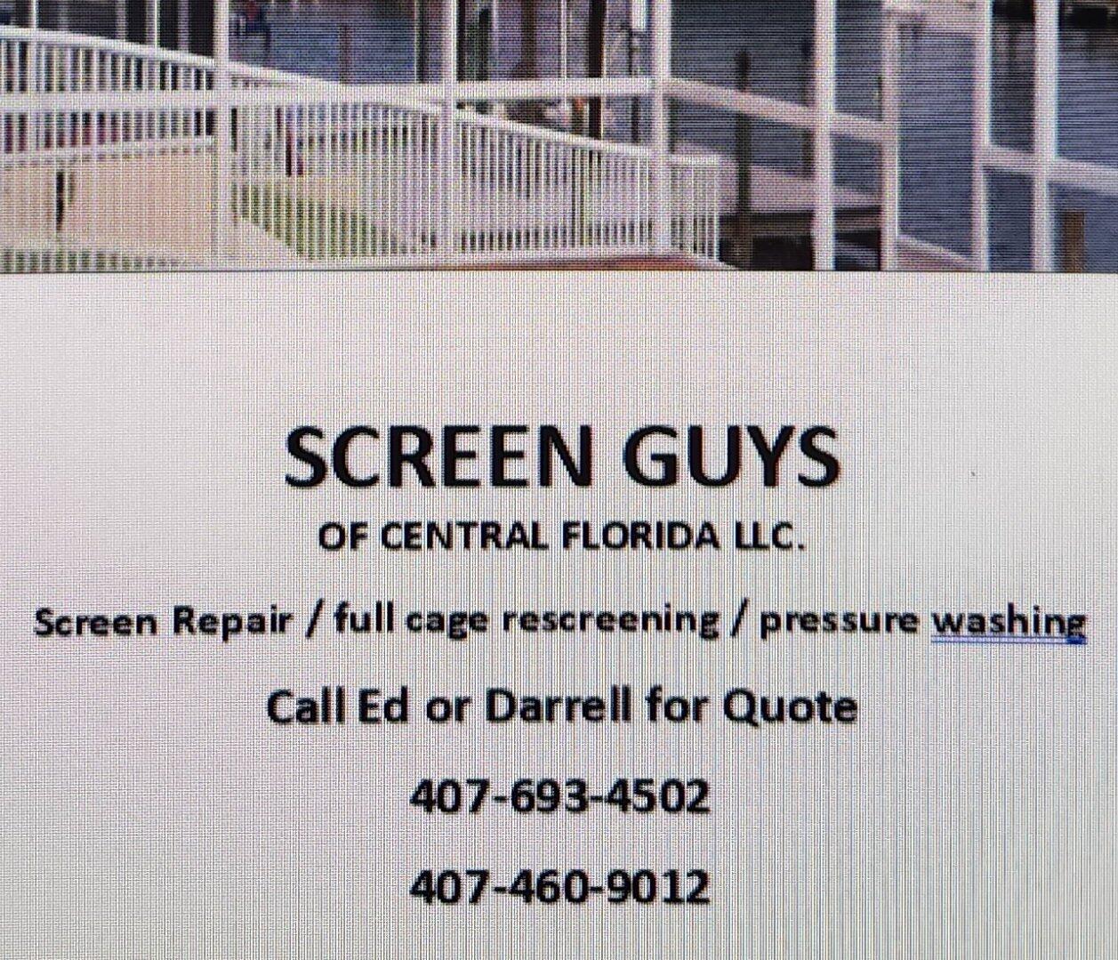 Screen Guys of Central Florida LLC - Saint Cloud, FL - Nextdoor